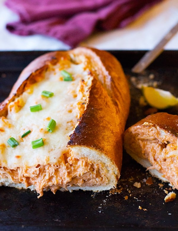 Buffalo Chicken French Bread • Unicorns in the Kitchen