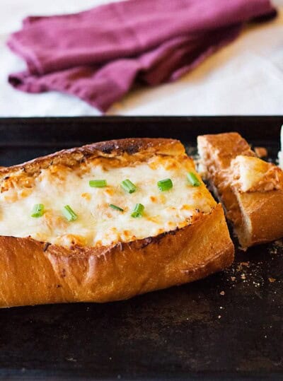 Buffalo Chicken French Bread • Unicorns in the Kitchen