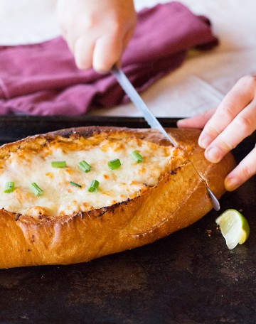 Buffalo Chicken French Bread • Unicorns in the Kitchen