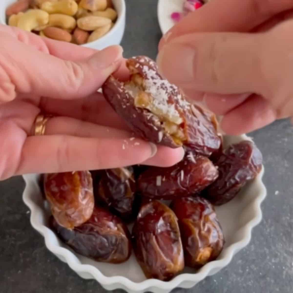 Stuffed Dates Recipe - 4 Different Flavors!