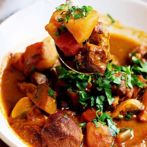 Ground Beef Stew, Turkish Style • Unicorns in the Kitchen