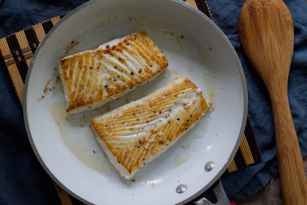 Pan Seared Alaska Halibut with Tamarind Sauce • Unicorns in the Kitchen