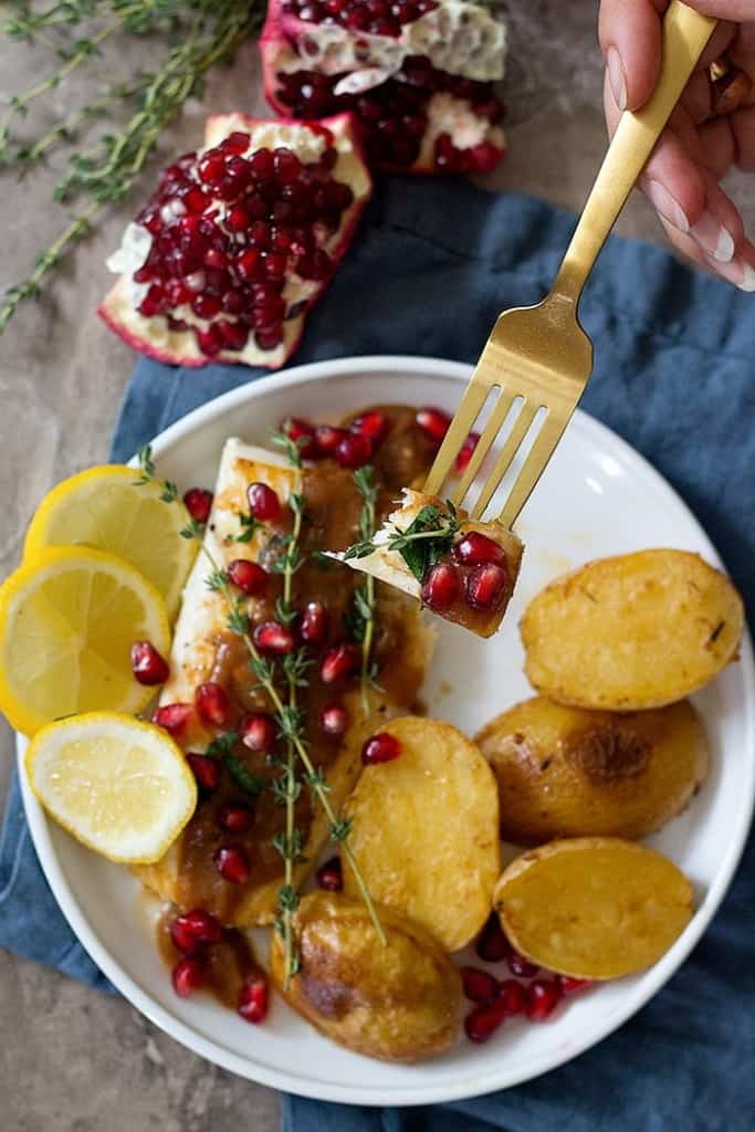 Pan Seared Alaska Halibut with Tamarind Sauce • Unicorns in the Kitchen