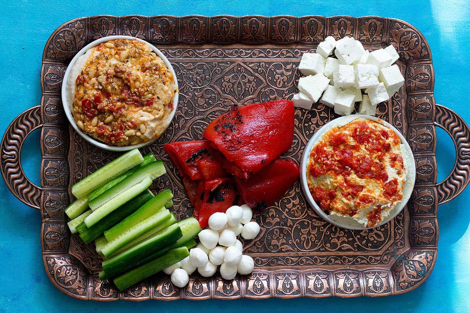 Mediterranean Mezze Platter • Unicorns in the Kitchen