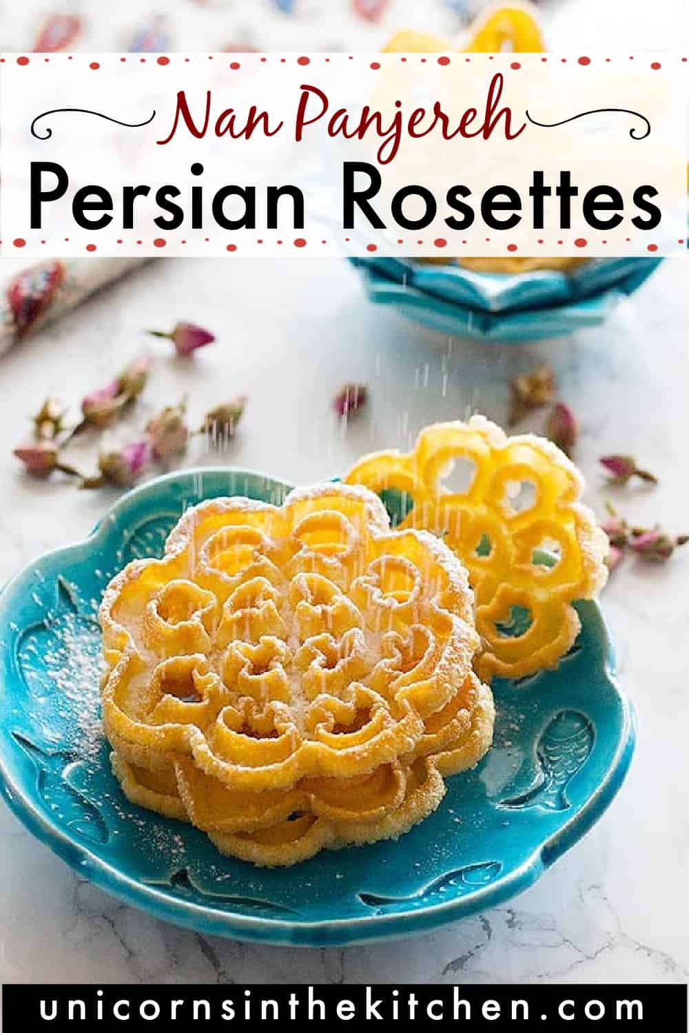Nan Panjereh - Persian Rosettes • Unicorns in the Kitchen