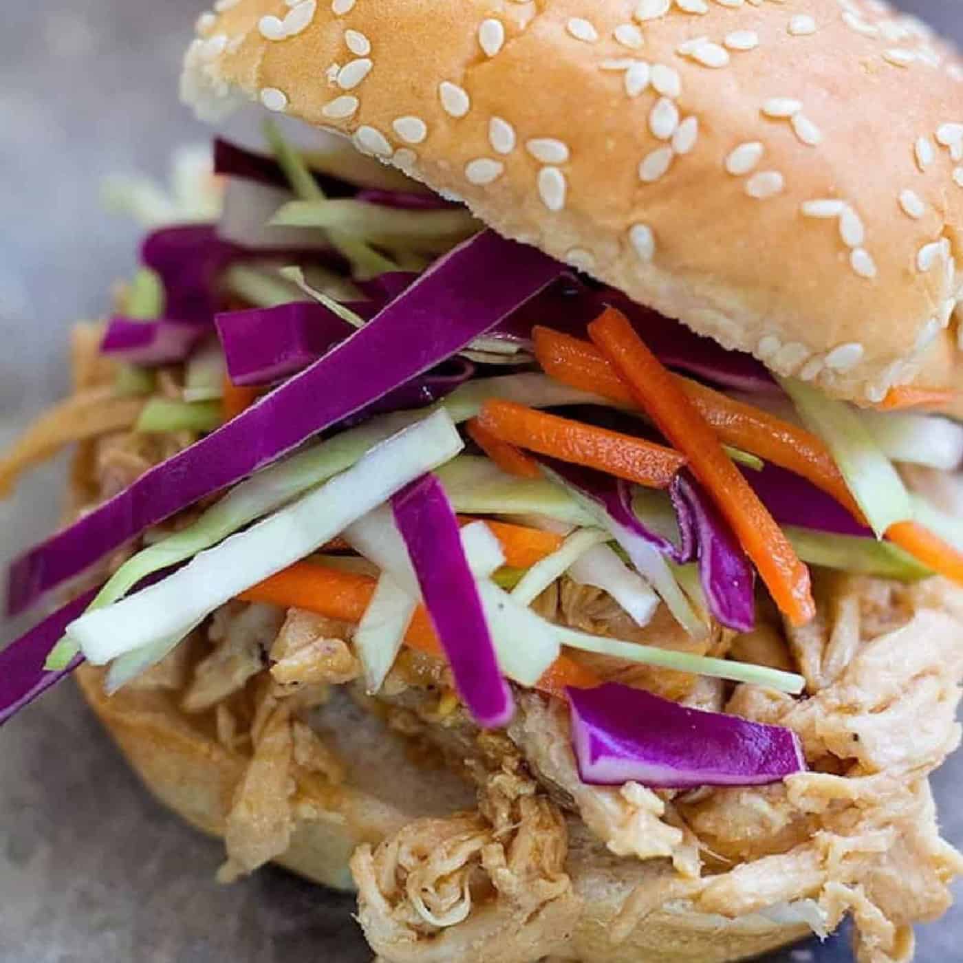 Asian Chicken Sliders Recipe • Unicorns in the Kitchen