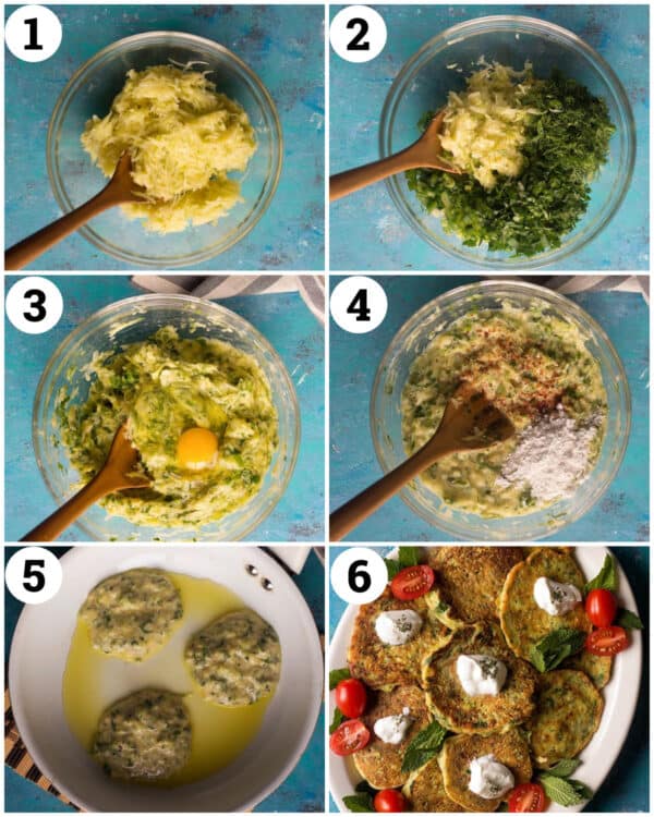 Turkish Zucchini Fritters Recipe (Mucver) • Unicorns in the Kitchen