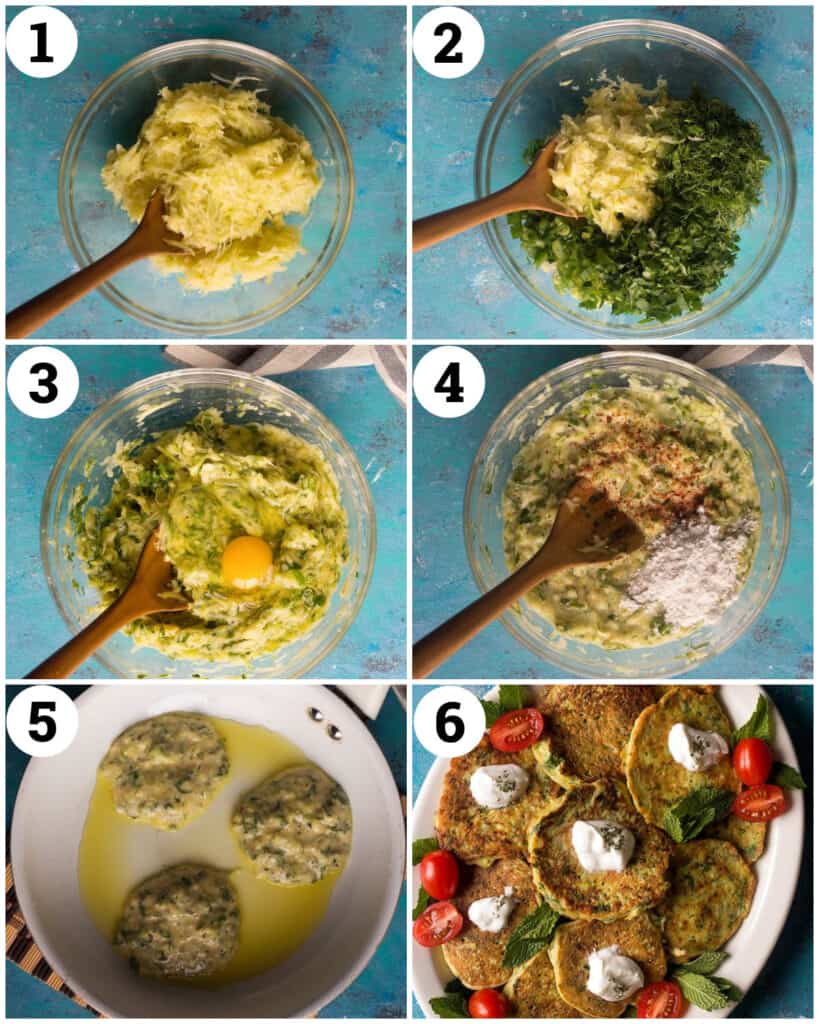 Turkish Zucchini Fritters Recipe (Mucver) • Unicorns in the Kitchen