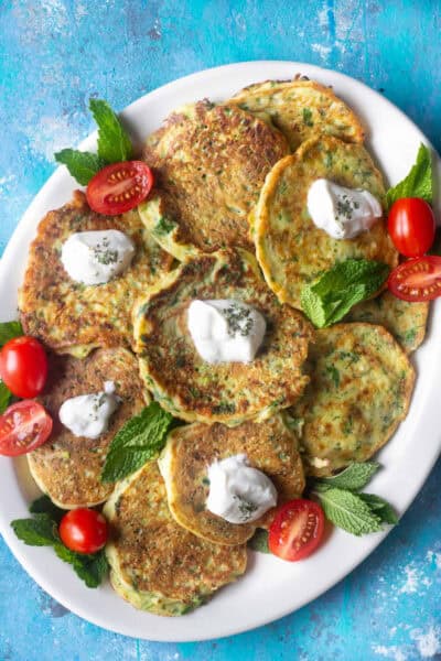 Turkish Mücver (Crispy Zucchini Fritters)