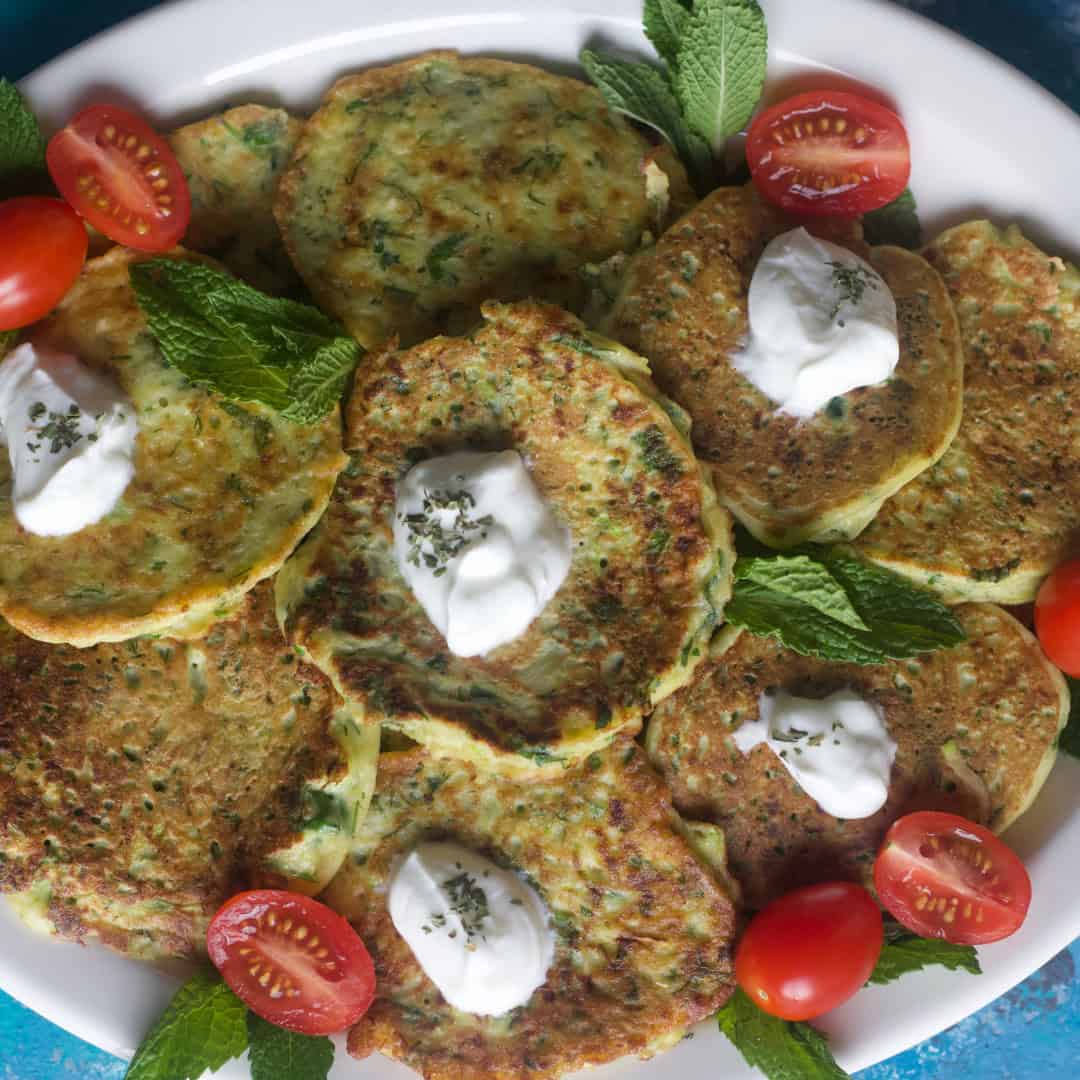 Turkish Mücver (Crispy Zucchini Fritters)