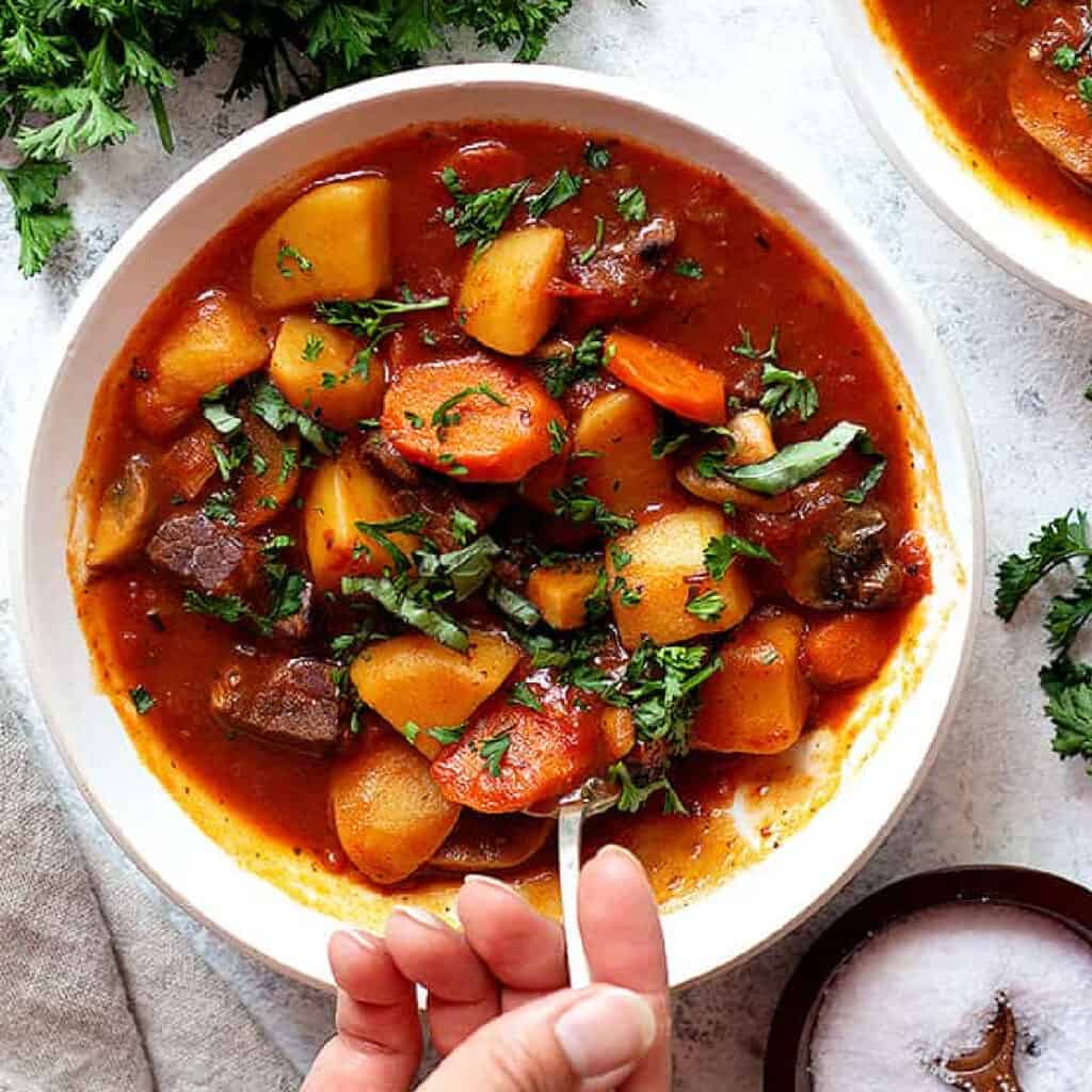 Italian Homemade Beef Stew • Unicorns in the Kitchen