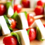 Caprese Skewers Appetizer • Unicorns in the Kitchen
