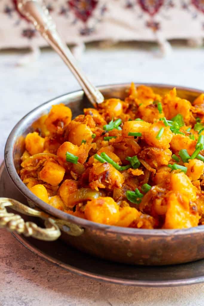 Fried Potatoes and Onions Persian Style • Unicorns in the Kitchen