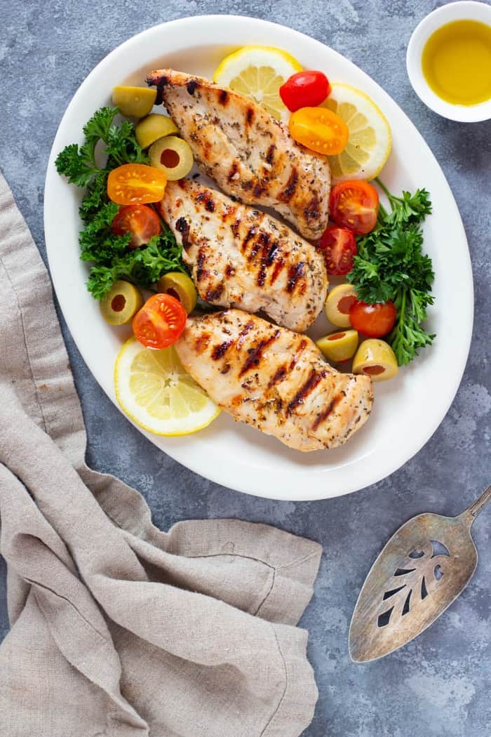 Greek Grilled Chicken Recipe • Unicorns in the Kitchen