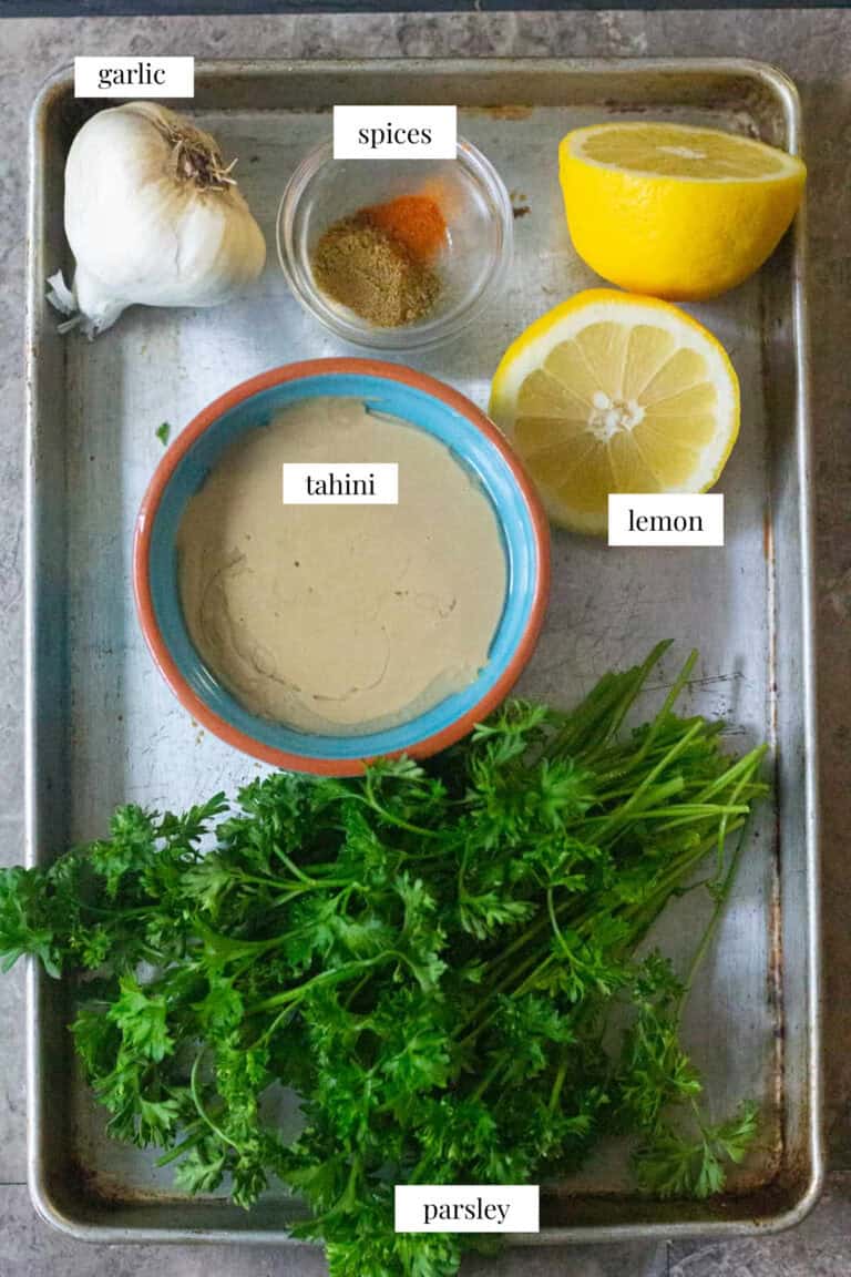 Tahini Sauce Recipe • Unicorns in the Kitchen
