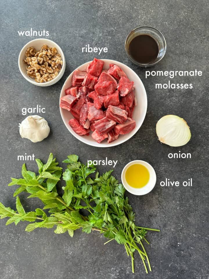 Kabob Torsh - Persian Pomegranate Walnut Kabobs • Unicorns in the Kitchen