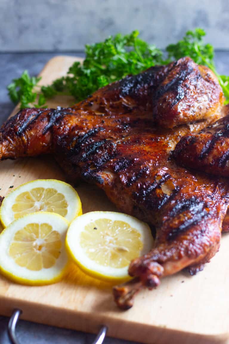 Grilled Spatchcock Chicken Recipe • Unicorns in the Kitchen