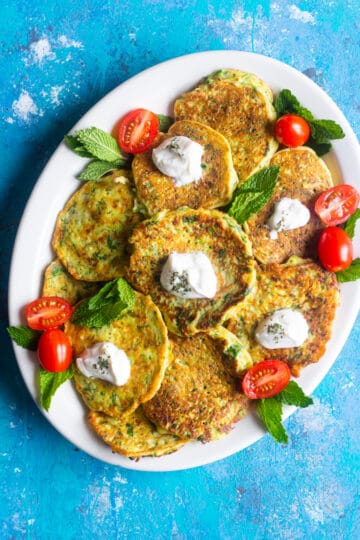 Turkish Zucchini Fritters Recipe (Mucver) • Unicorns in the Kitchen