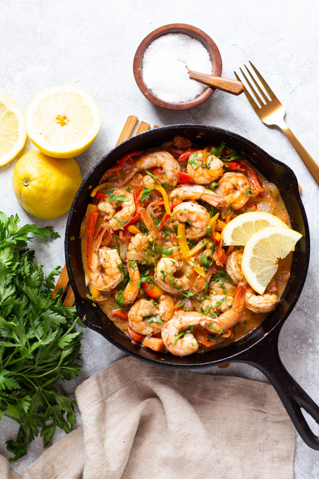Mediterranean Style Shrimp Recipe • Unicorns in the Kitchen