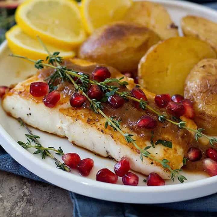 Pan Seared Alaska Halibut with Tamarind Sauce • Unicorns in the Kitchen