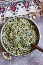 Persian Dill Rice Recipe • Unicorns in the Kitchen