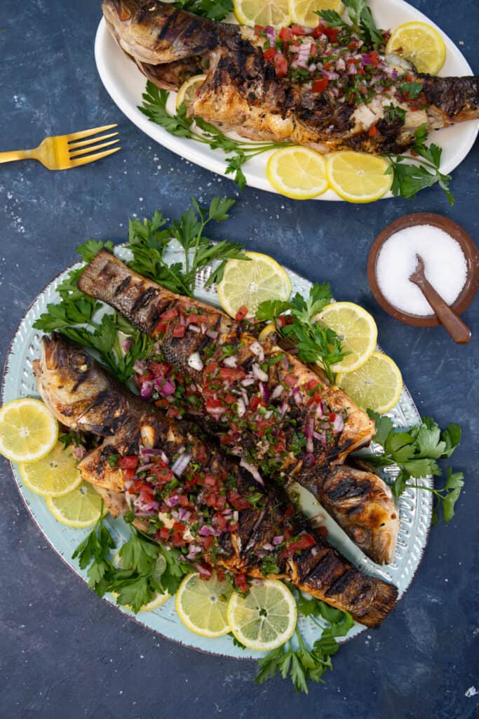 Mediterranean Grilled Branzino • Unicorns in the Kitchen