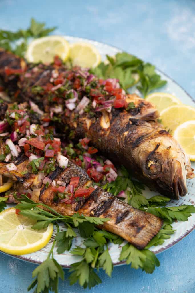 Mediterranean Grilled Branzino • Unicorns in the Kitchen
