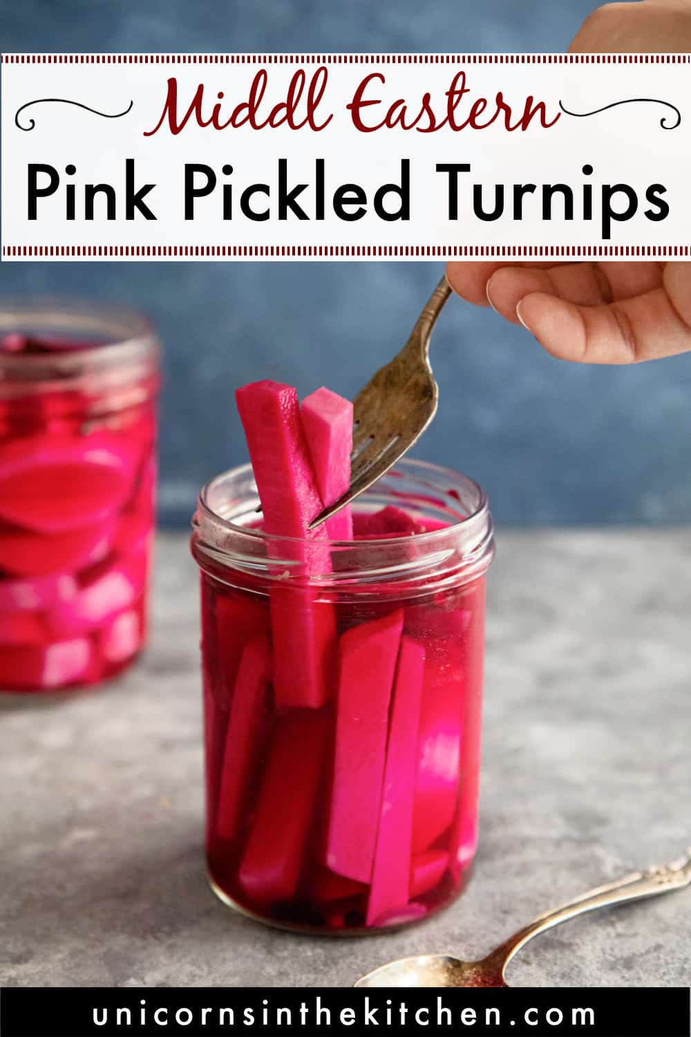 Middle Eastern Pickled Turnips • Unicorns in the Kitchen