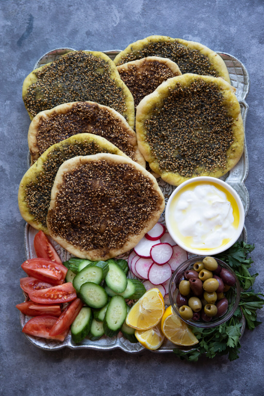Zaatar Manakish (Manakeesh) • Unicorns in the Kitchen