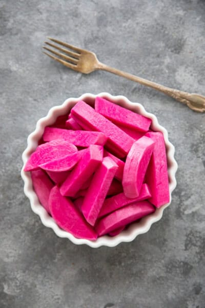 Middle Eastern Pickled Turnips • Unicorns in the Kitchen