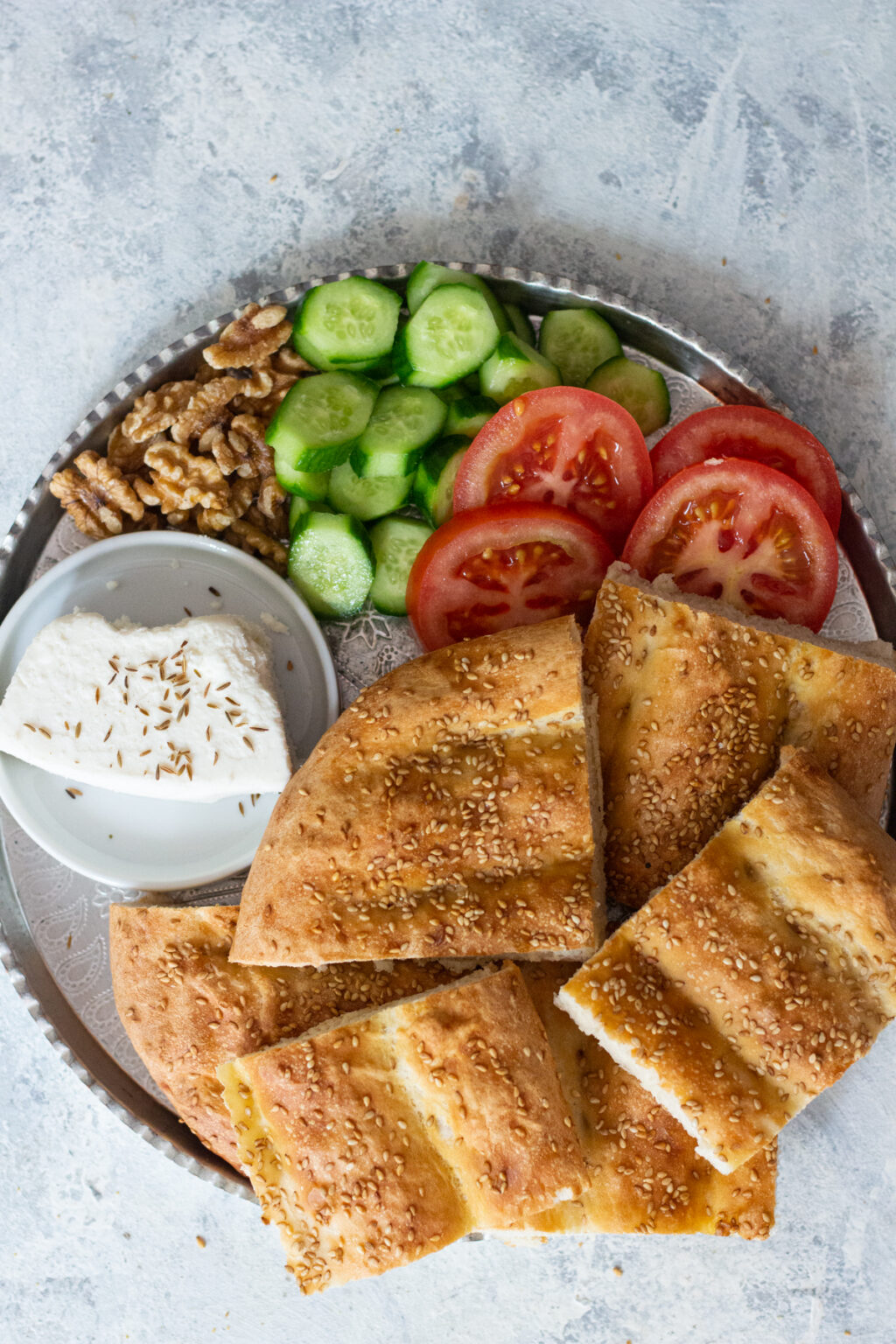 Easy Persian Barbari Bread • Unicorns in the Kitchen