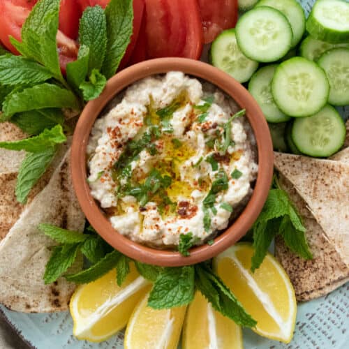 Mutabal (Middle Eastern Eggplant Dip) • Unicorns in the Kitchen