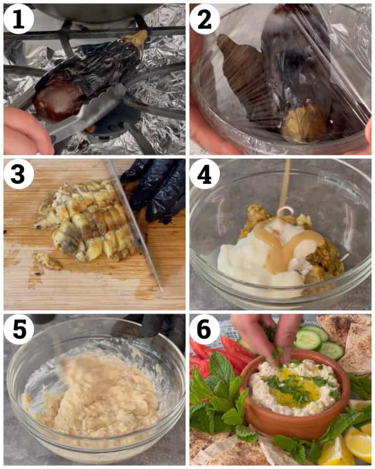 Mutabal (Middle Eastern Eggplant Dip) • Unicorns in the Kitchen