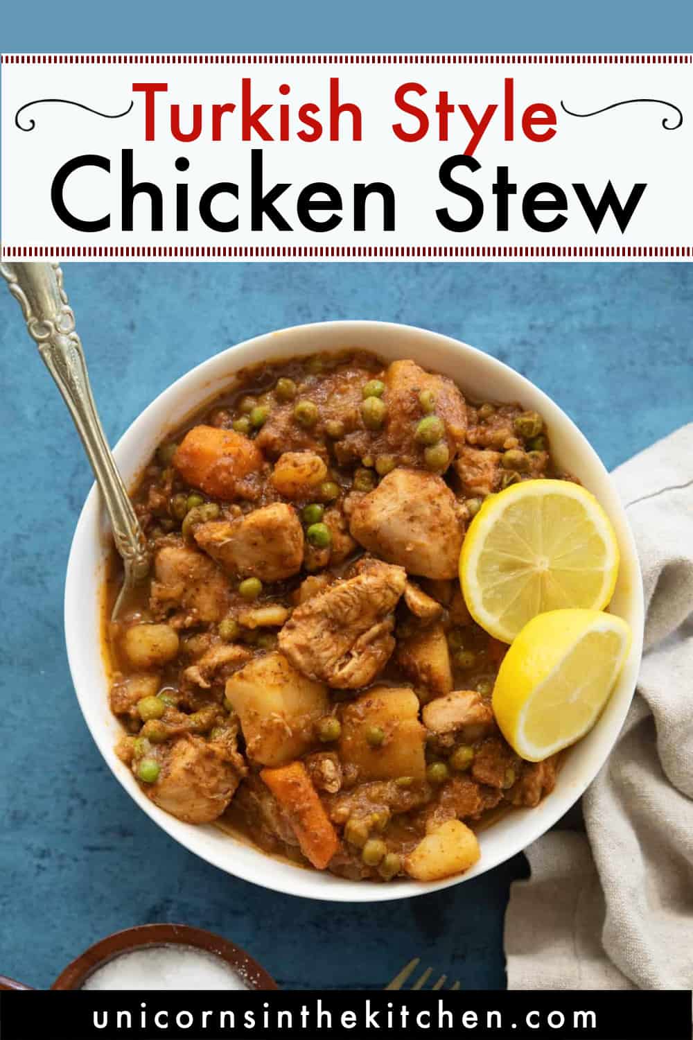 Chicken Stew Recipe - Turkish Style • Unicorns in the Kitchen