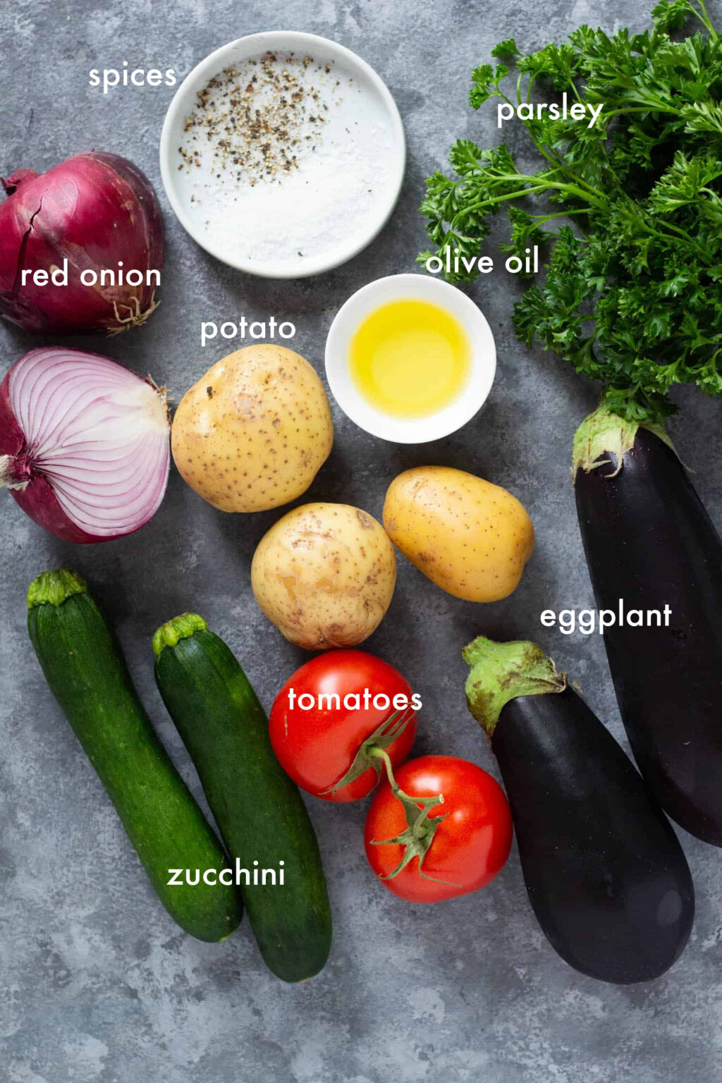 Briam Greek Roasted Vegetables • Unicorns in the Kitchen