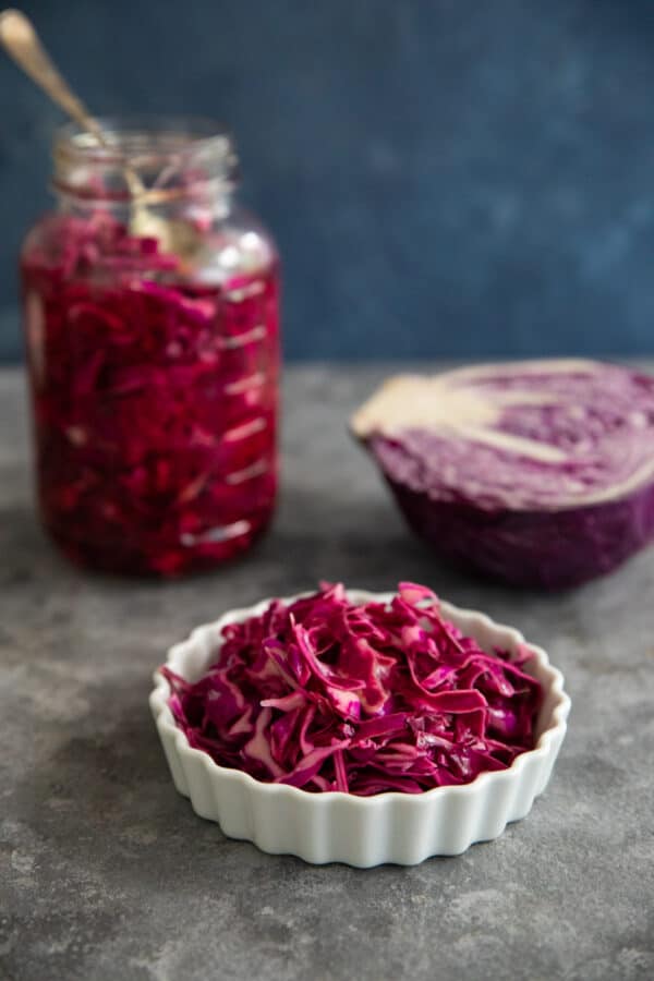 Quick Pickled Cabbage Recipe • Unicorns in the Kitchen