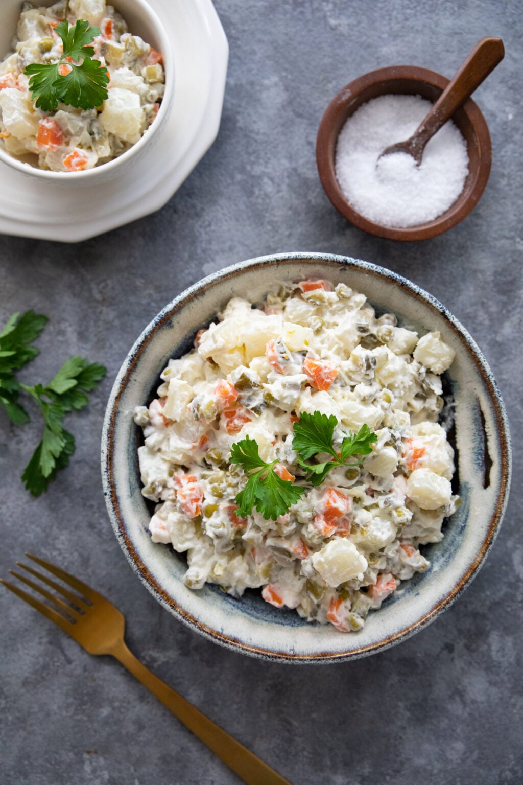 Olivier Salad (Russian Potato Salad) • Unicorns in the Kitchen