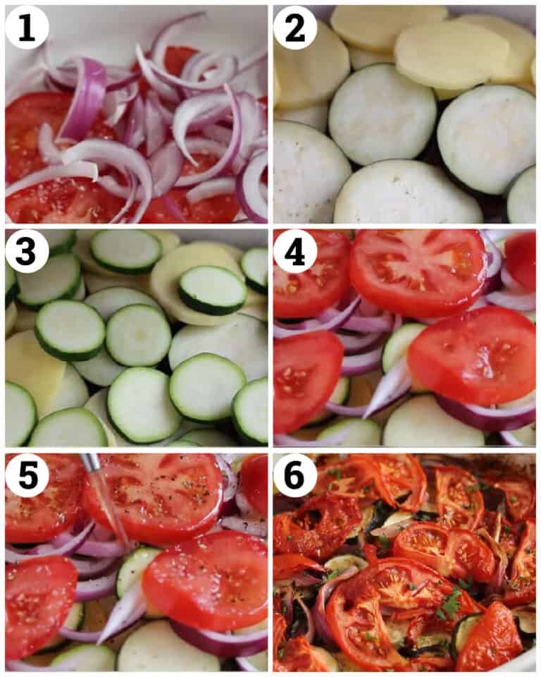 Briam Greek Roasted Vegetables • Unicorns in the Kitchen