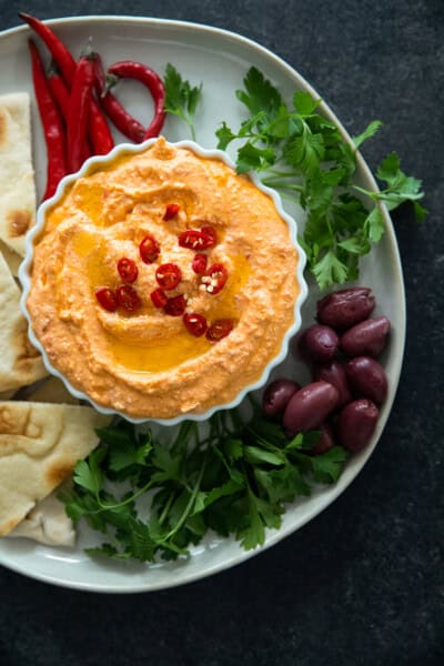 Tirokafteri (Greek Spicy Feta Dip) • Unicorns in the Kitchen