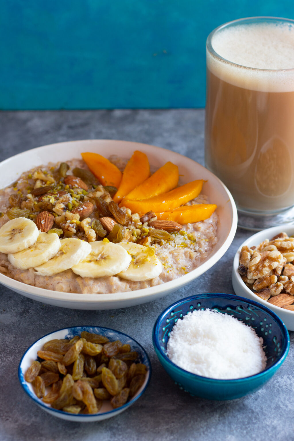 Creamy Oatmeal Recipe Middle Eastern Style • Unicorns in the Kitchen