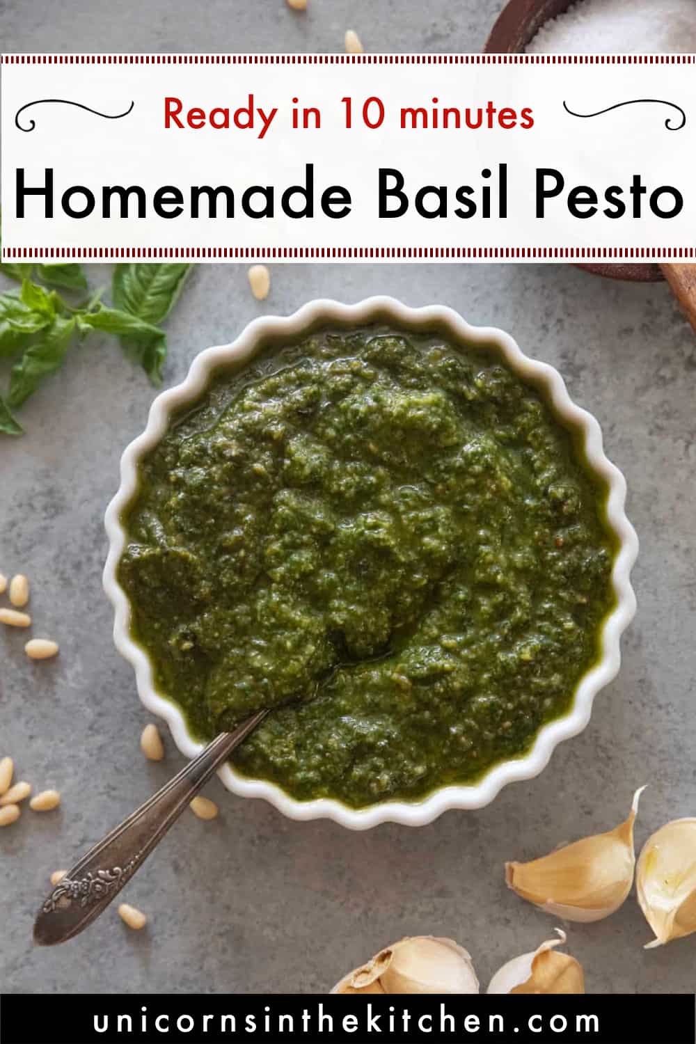 Best Basil Pesto Recipe • Unicorns in the Kitchen