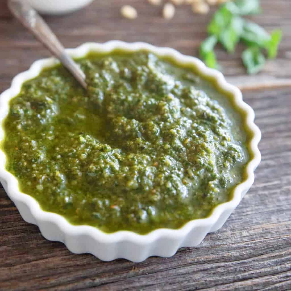 Zhoug Recipe (Spicy Cilantro Sauce) • Unicorns in the Kitchen