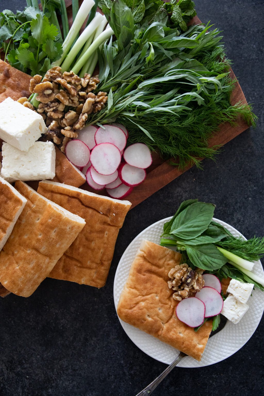 Sabzi Khordan (Persian Herb Platter) • Unicorns in the Kitchen