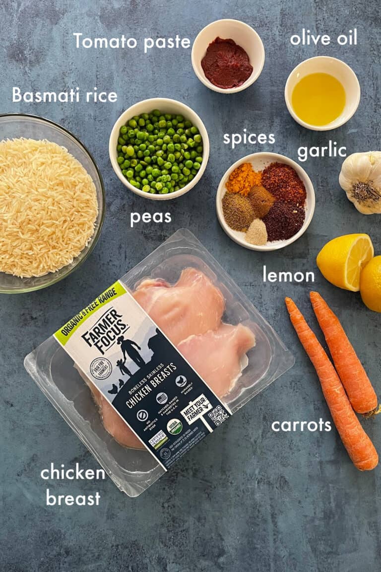 Middle Eastern Chicken And Rice Recipe • Unicorns in the Kitchen