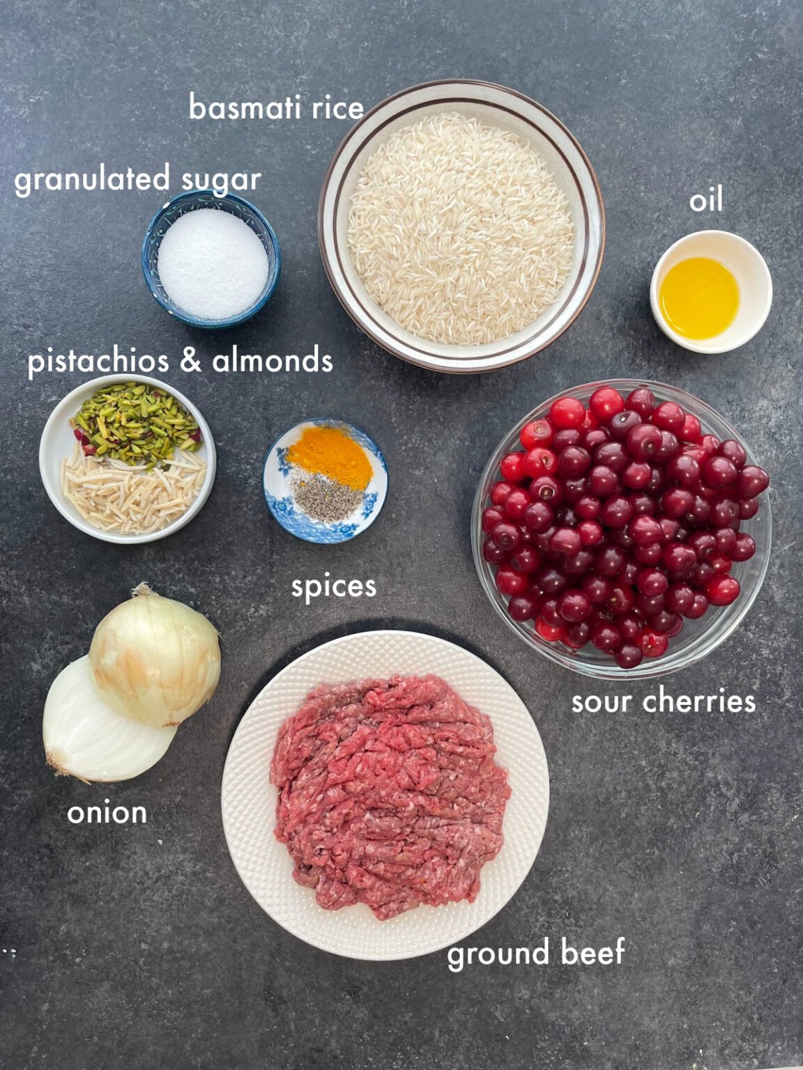 Albaloo Polo (Persian Sour Cherry Rice) • Unicorns in the Kitchen