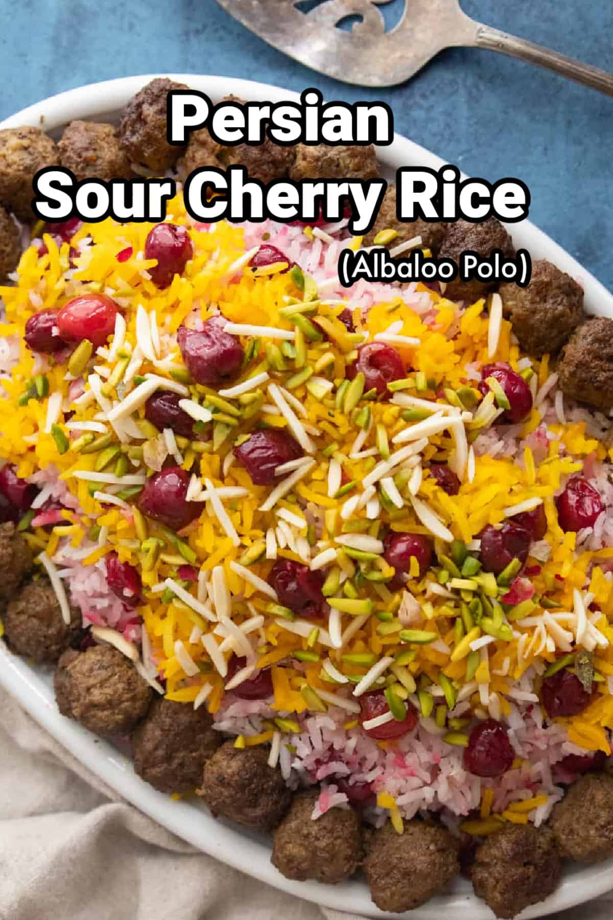 Albaloo Polo (Persian Sour Cherry Rice) • Unicorns in the Kitchen