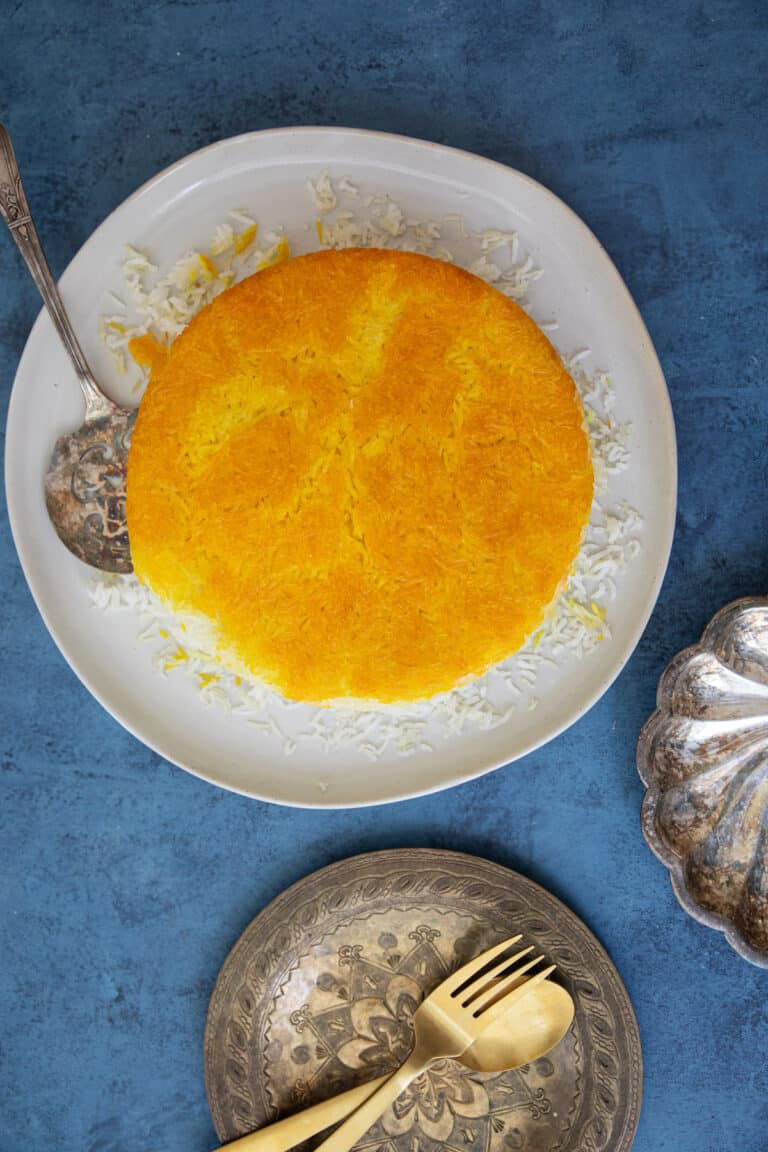 Tahdig Recipe (Persian Crispy Rice) • Unicorns in the Kitchen