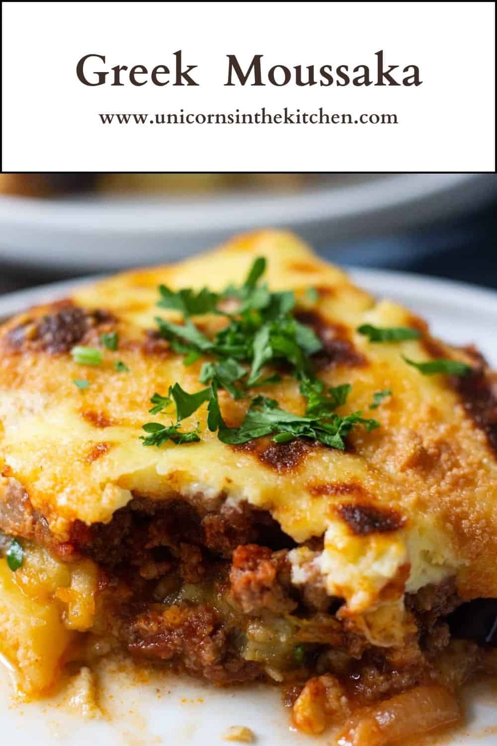 Greek Eggplant Moussaka • Unicorns in the Kitchen