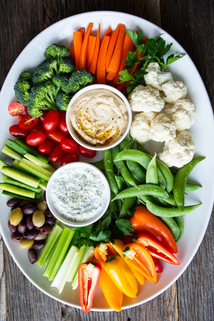 Easy Crudités Platter • Unicorns in the Kitchen
