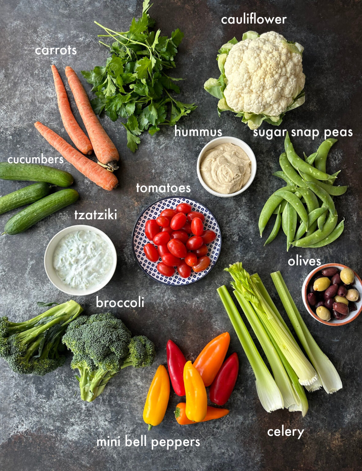 Easy Crudités Platter • Unicorns in the Kitchen